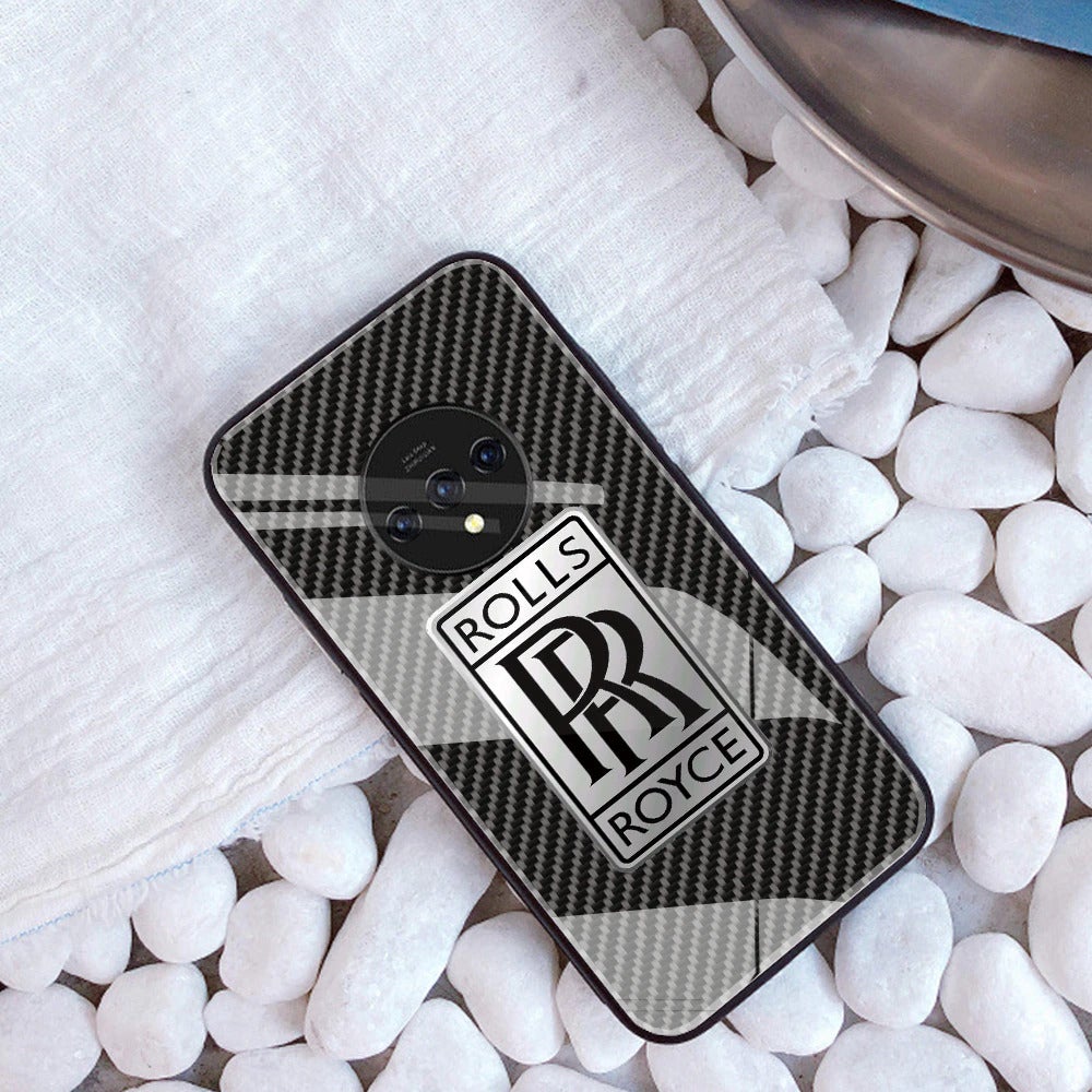 Rolls-Royce Tempered Glass Carbon Fiber Case – CarFansZone