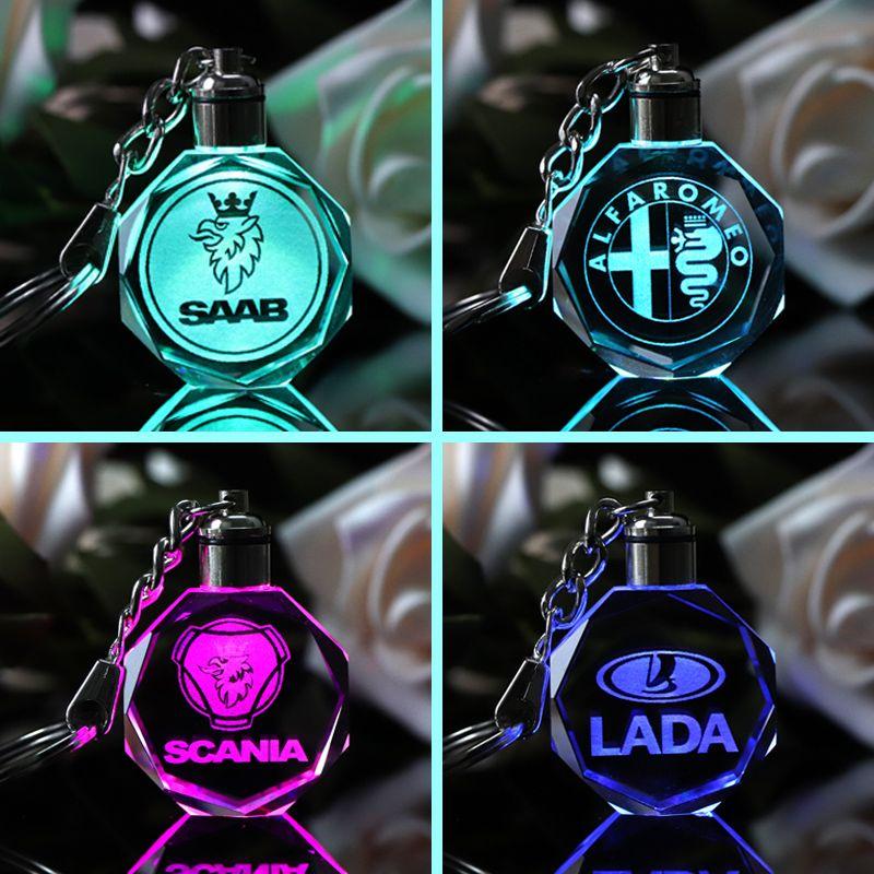Laser Engraved Car Logo Keychain – CarFansZone